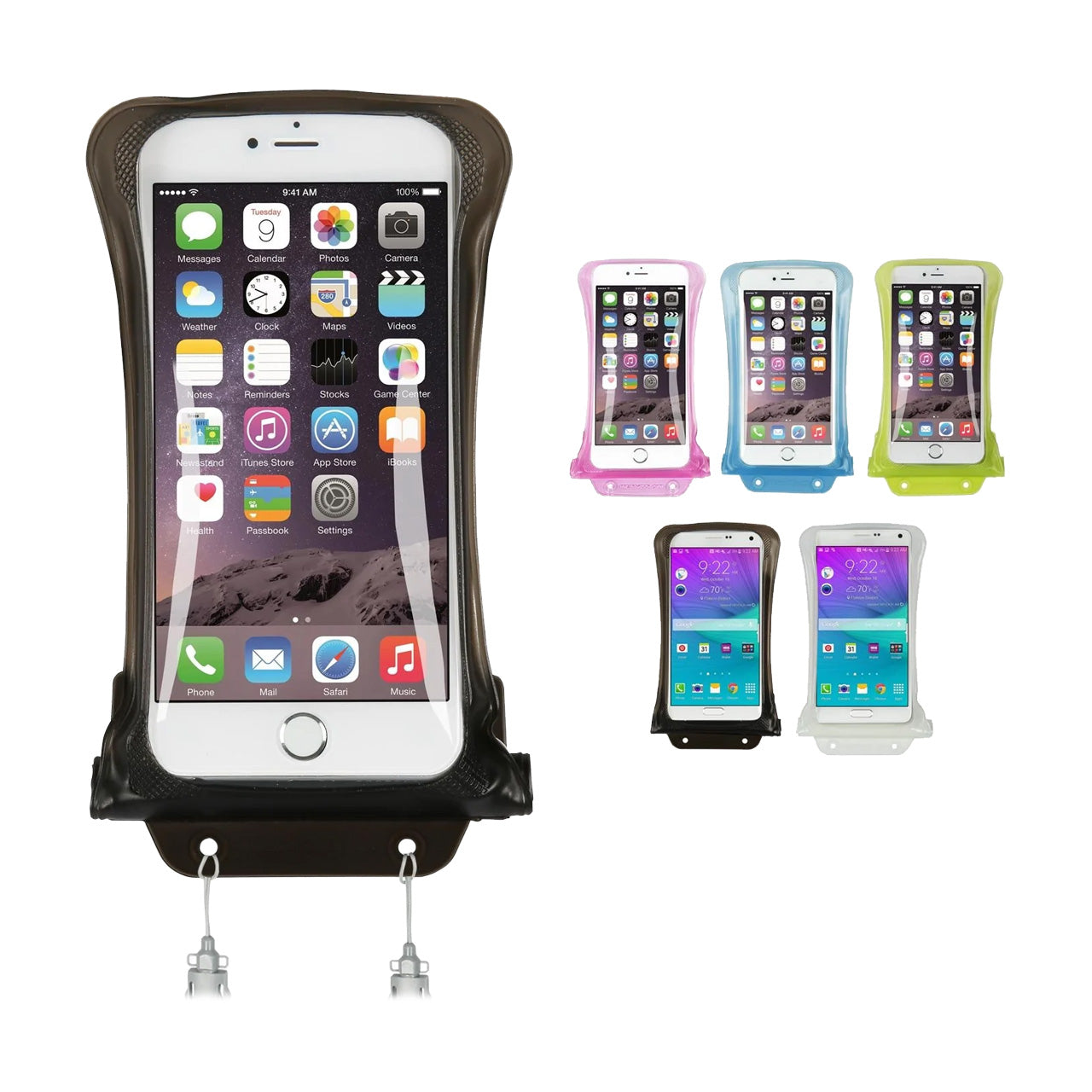 DiCAPac Waterproof Large Smart Phone Bag - Underwater Cameras